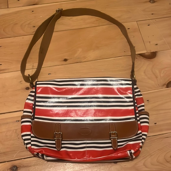 Fossil | Bags | Multi Colored Fossil Messenger Bag | Poshmark